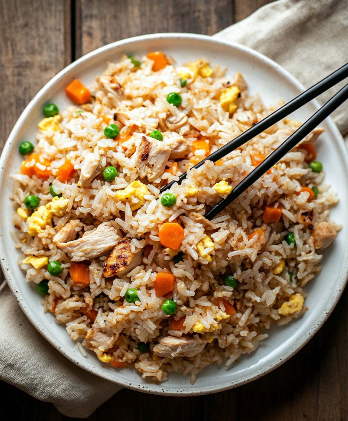 Blackstone Chicken Fried Rice Made Incredibly Easy in 25 min