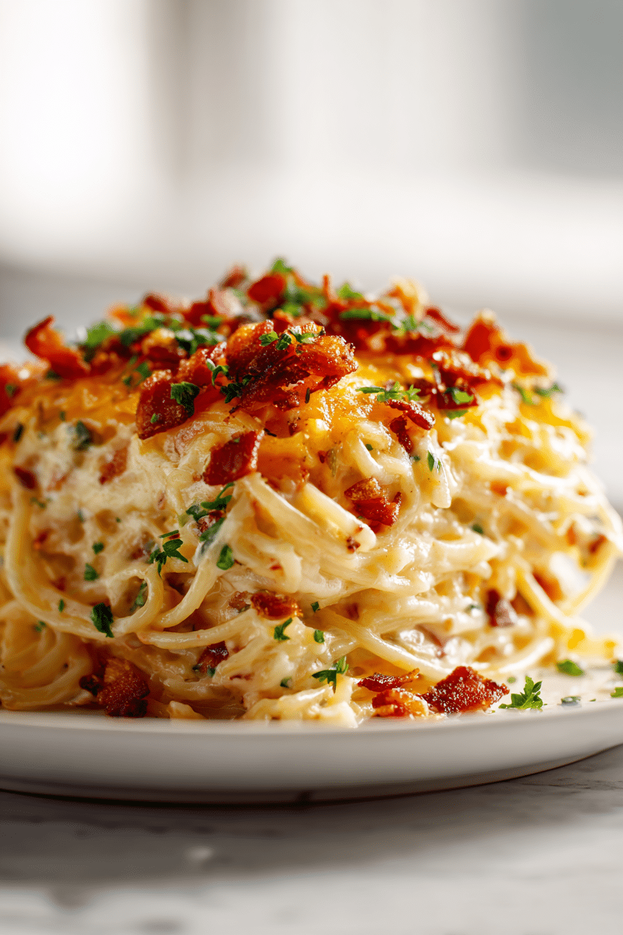 Irresistible Spicy Southern Cheesy Chicken Spaghetti Casserole